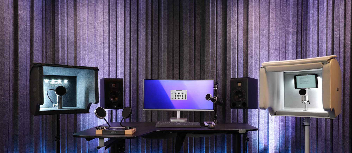 Vocal Booth | Voiceover Sound Isolation Booth for Home Recording