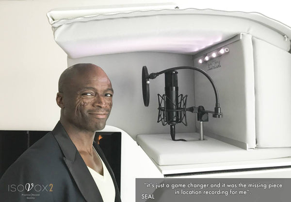 Vocal Booth - ISOVOX 2 - Isolated booth to record vocals and voiceover
